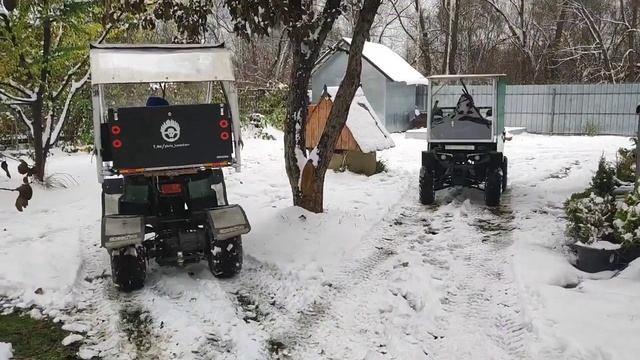 Электроквадроциклы Фермер и Дачник на каникулах