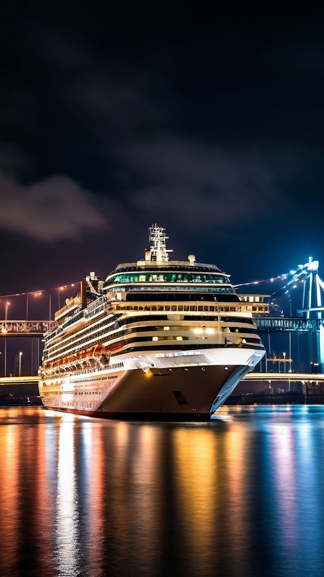 Крупнейший пассажирский теплоход, способный проходить под мостами