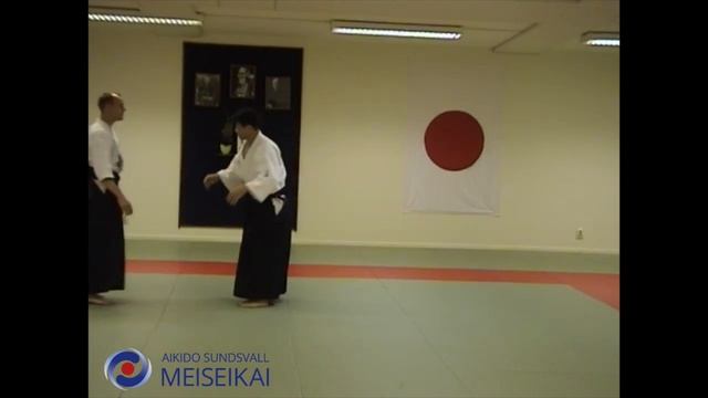 8 Aikido Gyaku Hanmi Taiotoshi Shishiya Sensei Sundsvall, 2001