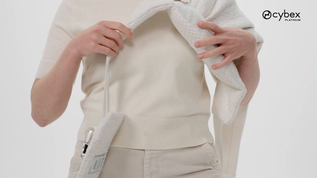 Как подготовить рюкзак-переноску COYA Carrier Boucle Cybex к ношению малыша