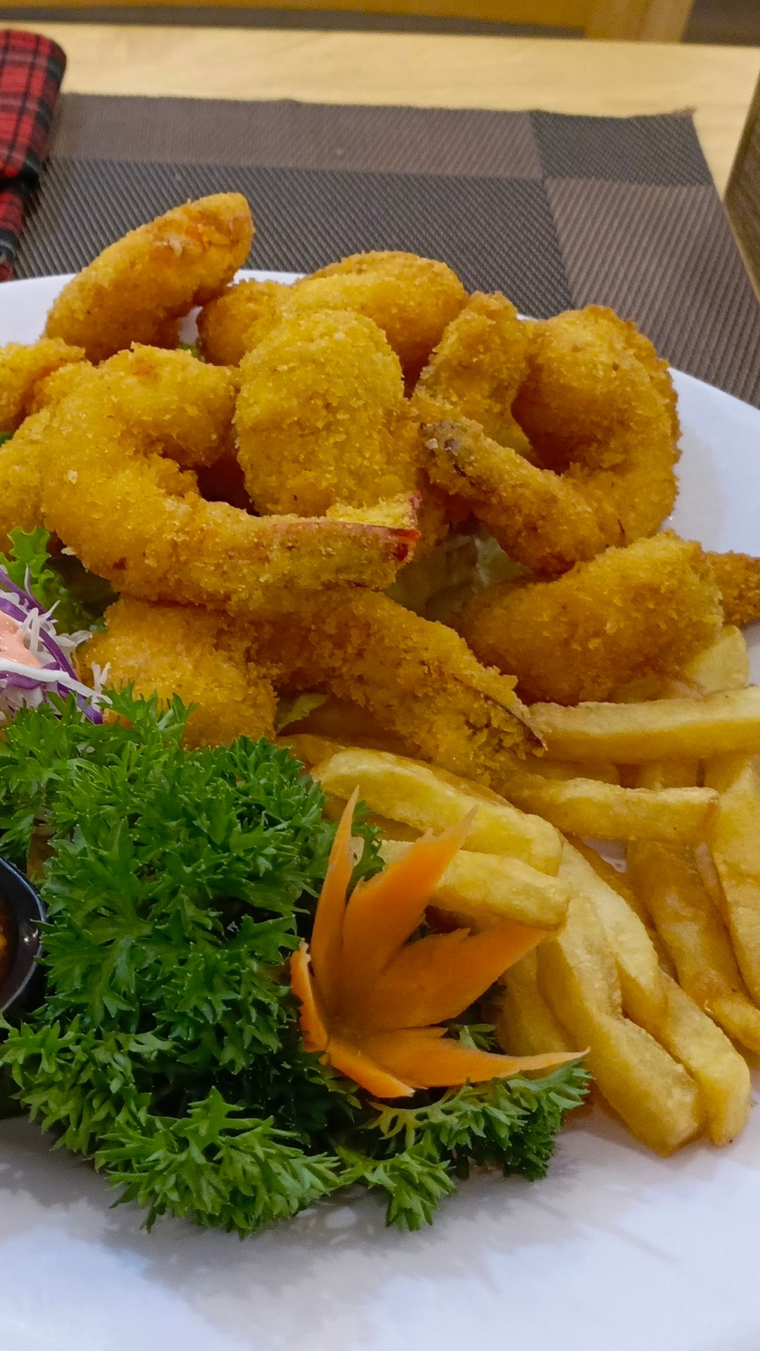 креветки в кляре