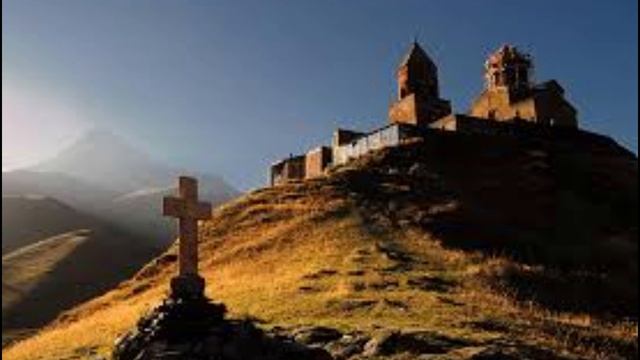19"Монастырь на Казбеке"   "The monastery on Kazbek"