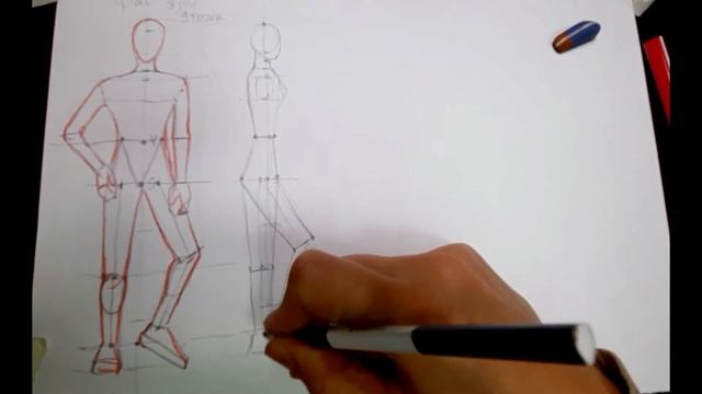 Мастер-класс "Построение человека с разных ракурсов - Фас, Анфас, Профиль, Сидя" 6+