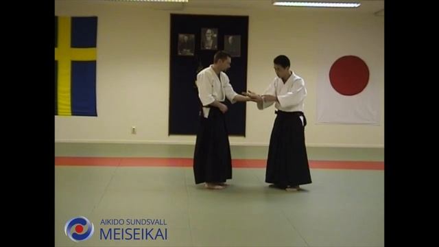 1 Aikido Gyaku Hanmi Gokyo Shishiya Sensei, Sundsvall 2001