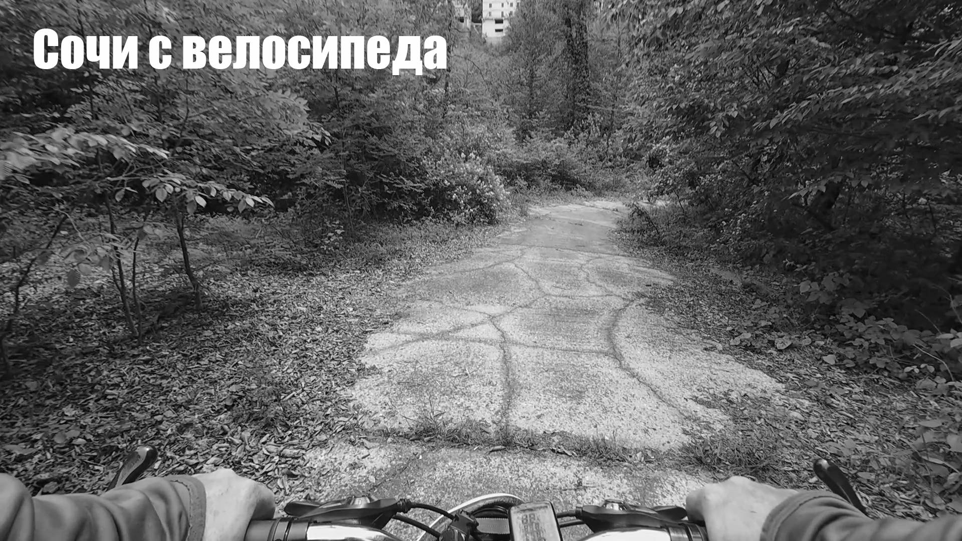 Сочи с велосипеда. Мамайский лесопарк. Мамайка.