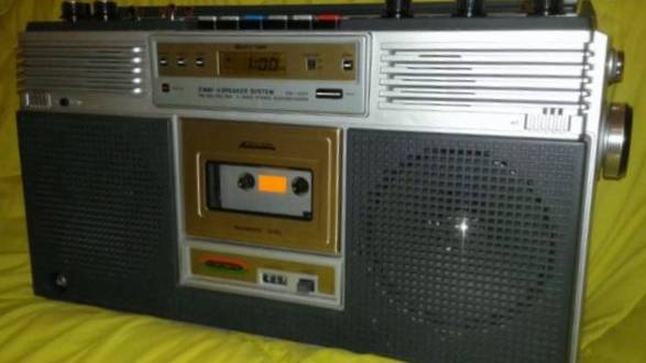 Винтажный  Crown CSC-656L Boom Box Ghetto Blaster-Япония-1976-1977--год
