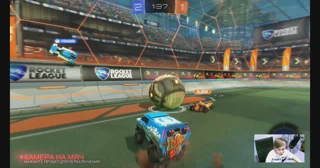 Нашел увлекательную игру Rocket League