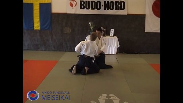 6 Aikido Suwariwaza Shomen Uchi Ikkyo Omote Shishiya Sensei, Sundsvall 2002