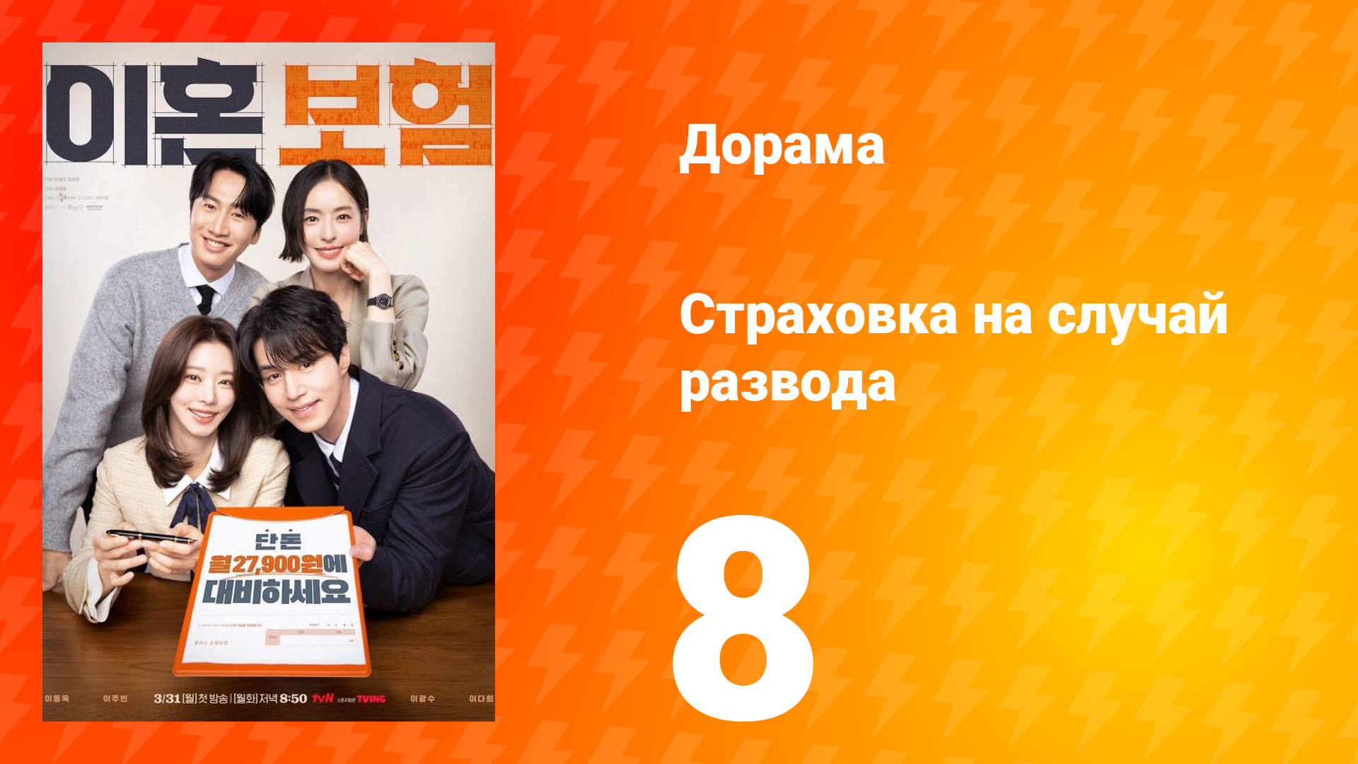 Страховка на случай развода 1 сезон 8 серия