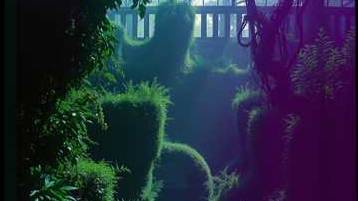 Девушка красивая в кустах лежит нагой.