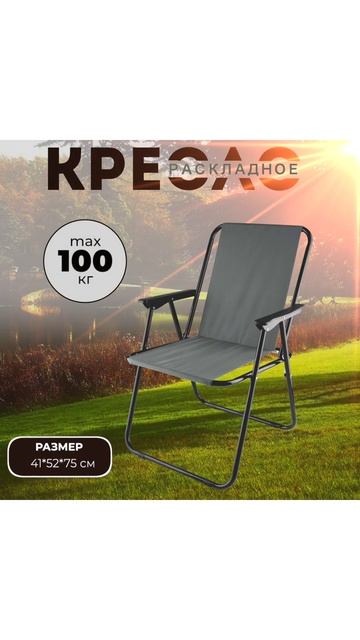 Кресло складное (шезлонг) TD-10 ECOS