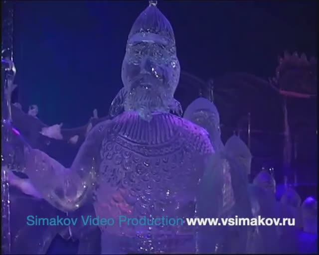 Репортаж о галерее русской ледяной скульптуры