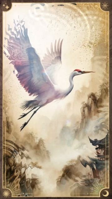 Релакс. Полёт журавля.