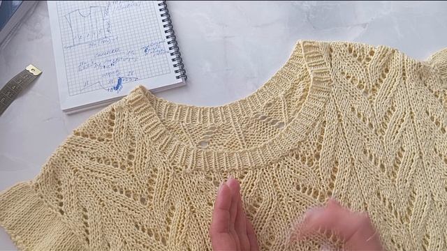 Топ из пряжи fibra natura