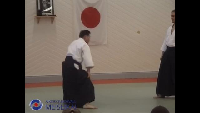 13 Aikido Gyaku Hanmi Ikkyo Ura Shishiya Sensei Sandviken 2003