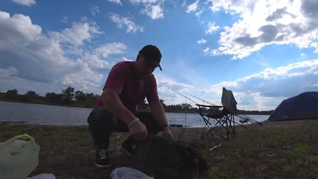 Рыбалка с ночевкой. Конец сентября. Река Ахтуба.