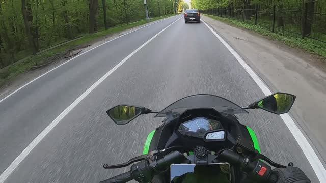 Видеоклип. Покатушка на Kawasaki ninja 300