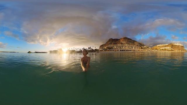 VR 360 Video 5.7K _ Swimm With Me In The Ocean _ Insta 360 #vrgirl