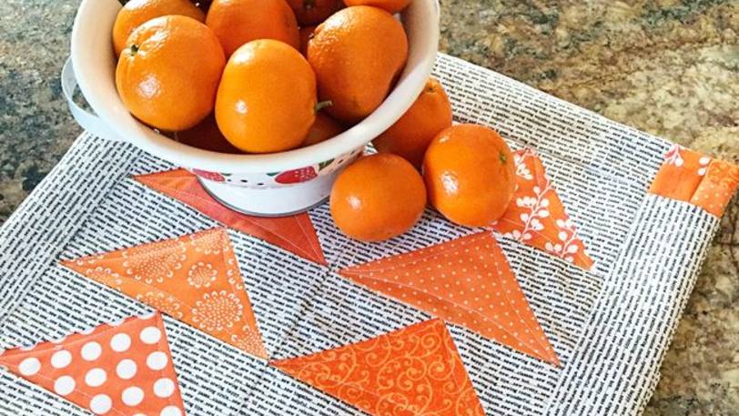 Солнечный пэчворк: лучшие идеи оранжевых лоскутных одеял