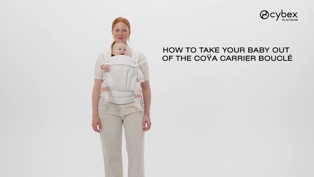 Как носить ребенка в разных положениях COYA Carrier Boucle CYBEX