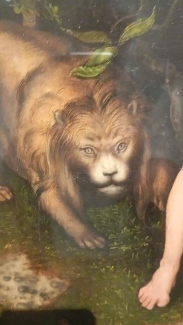 Лукас Кранах Старший. Грехопадение.