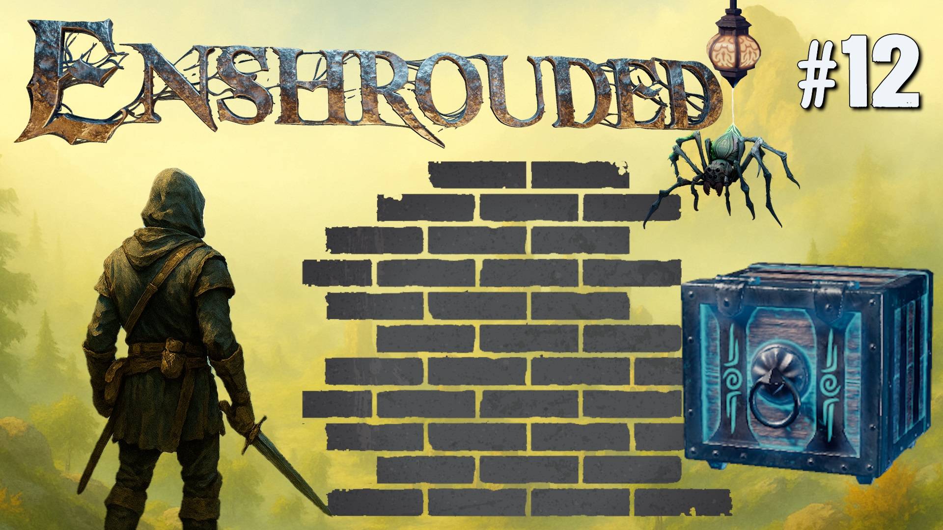 НАМЕЧАЕМ ПЕРИМЕТР ЗАМКОВОЙ СТЕНЫ. РАСШИРЯЕМ СКЛАД ENSHROUDED. №12