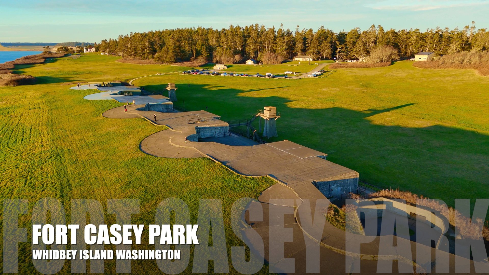 🏰 Погрузитесь в прошлое в Форт-Кейси — уникальном историческом месте на острове Уидби