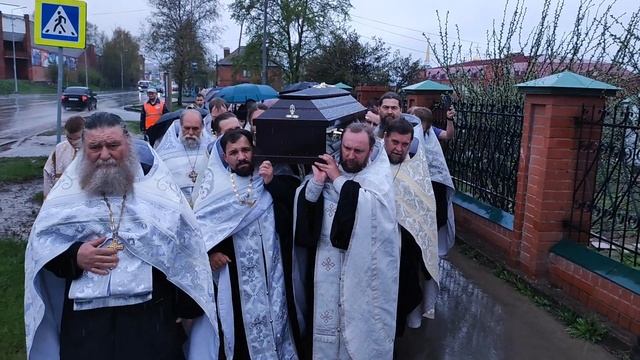 Фрагмент погребального крестного хода