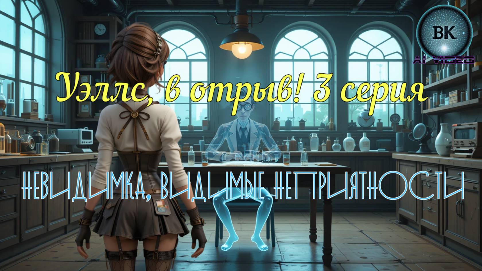 Уэллс в отрыв. Невидимка. Видимые неприятности. Нейроанимация.