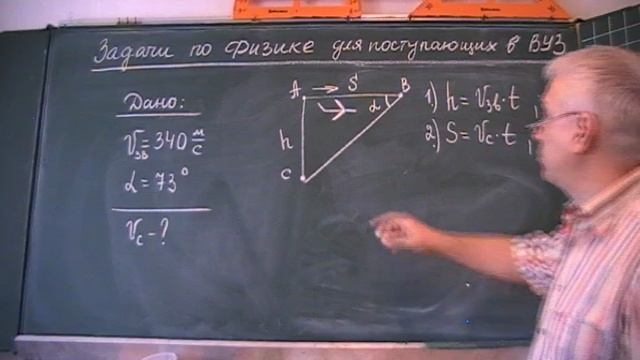 Скорость самолёта