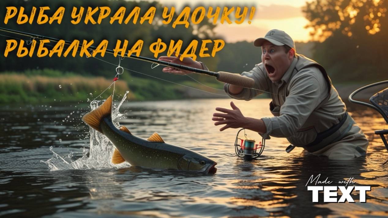 Рыба УКРАЛА Мою Удочку! 😱 Ловля на Фидер – неожиданный поворот