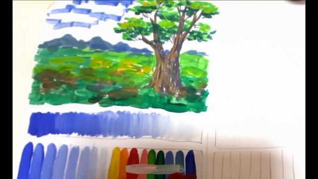 Мастер-класс "Упражнения на свойства красок Акварели и Гуаши" Живопись.