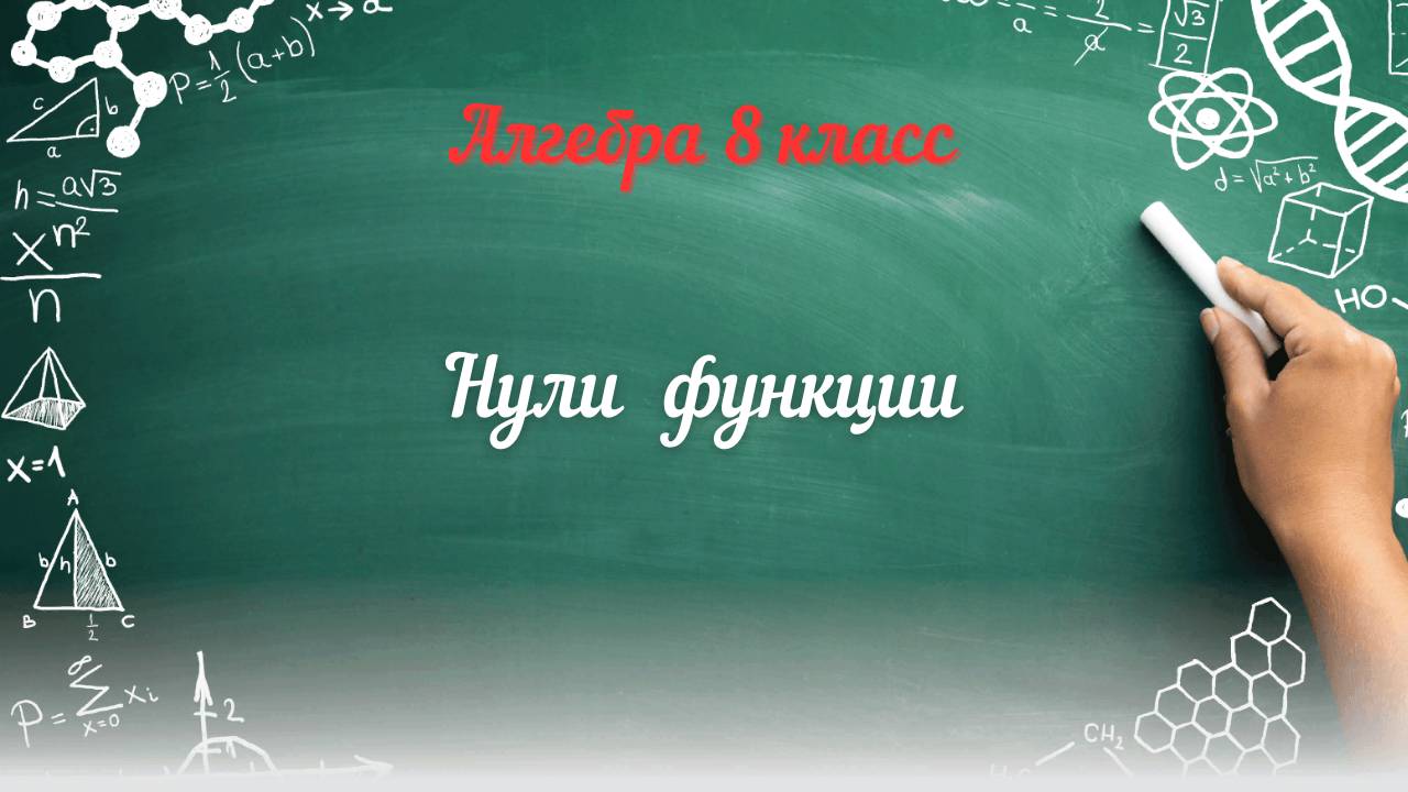 Нули функции. Алгебра 8 класс