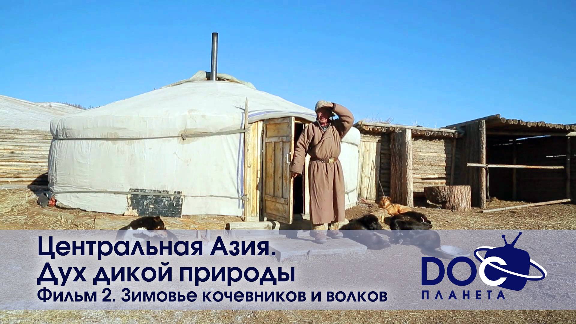 Центральная Азия.Дух дикой природы - Фильм 2.Зимовье кочевников и волков - Документальный фильм