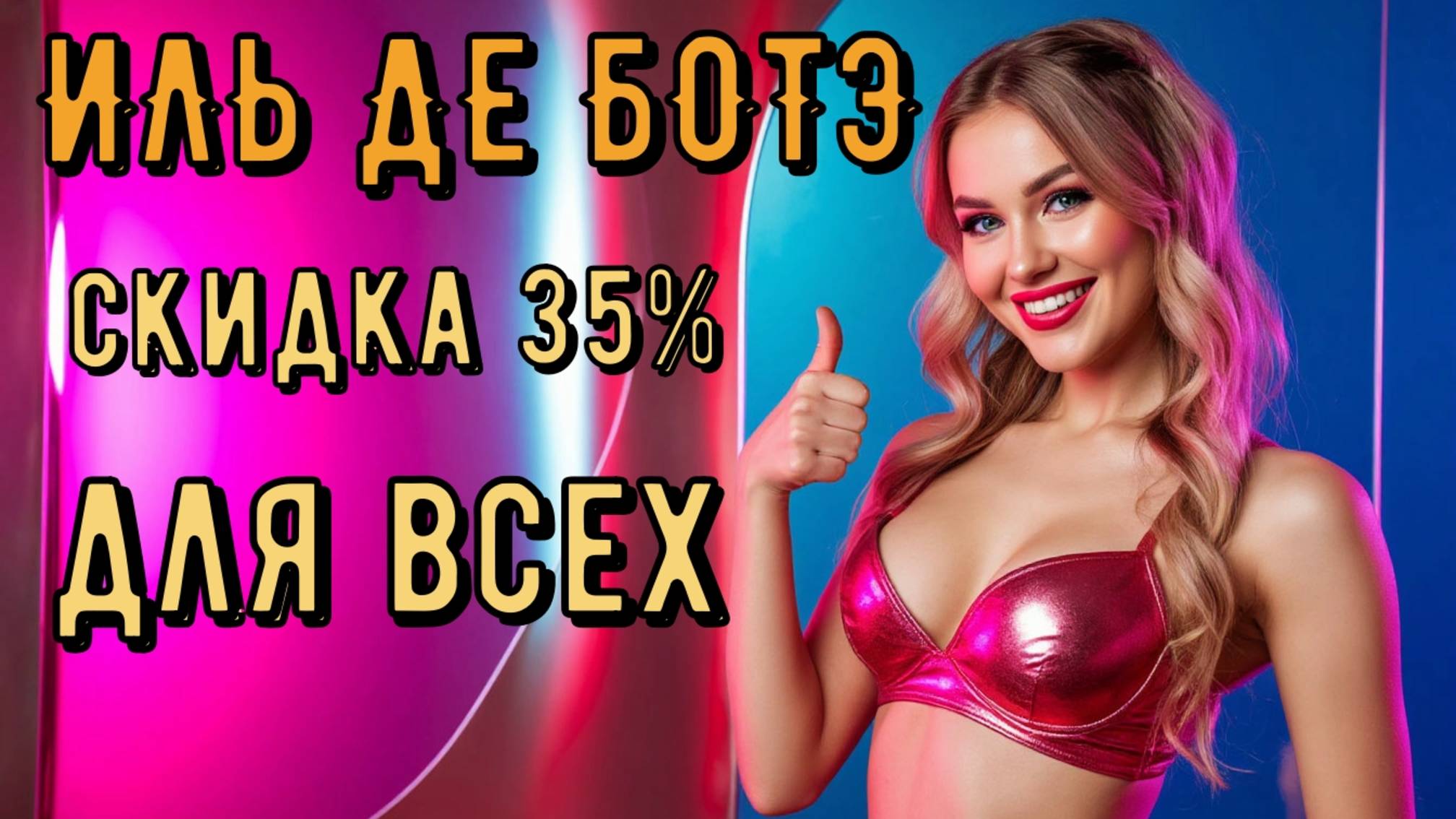 Промокод ИЛЬ ДЕ БОТЭ: Скидка 35% от 10000 ₽