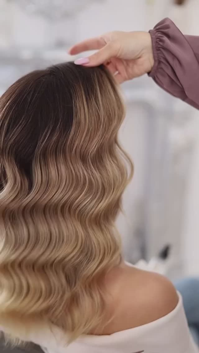 Нежный голливуд - прическа, к-я в тренде #прическа #укладка #локоны #волосы