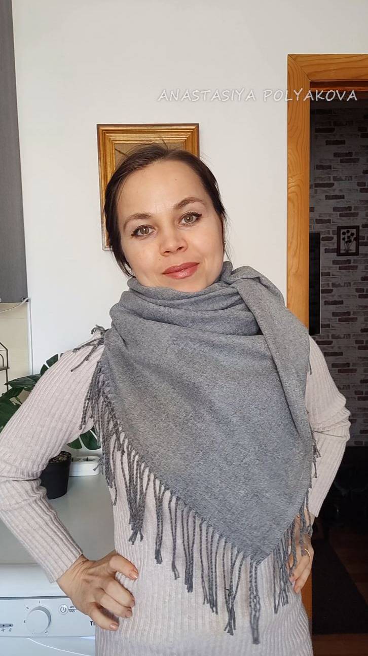 ⚡КАК КРАСИВО ЗАВЯЗАТЬ ШАРФ ИЛИ ПАЛАНТИН⚡#Shorts Показываю как я завязываю свой шарф