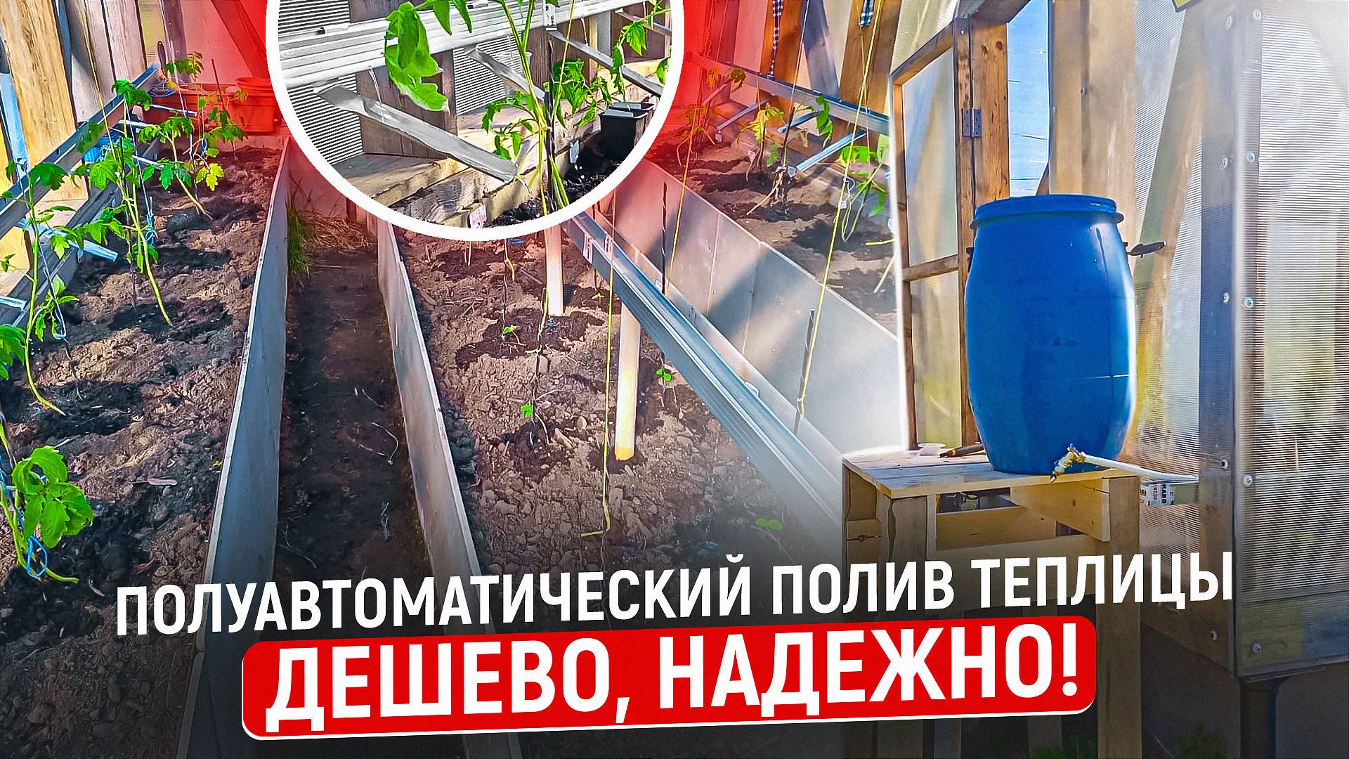 Полуавтоматическая система полива за КОПЕЙКИ.