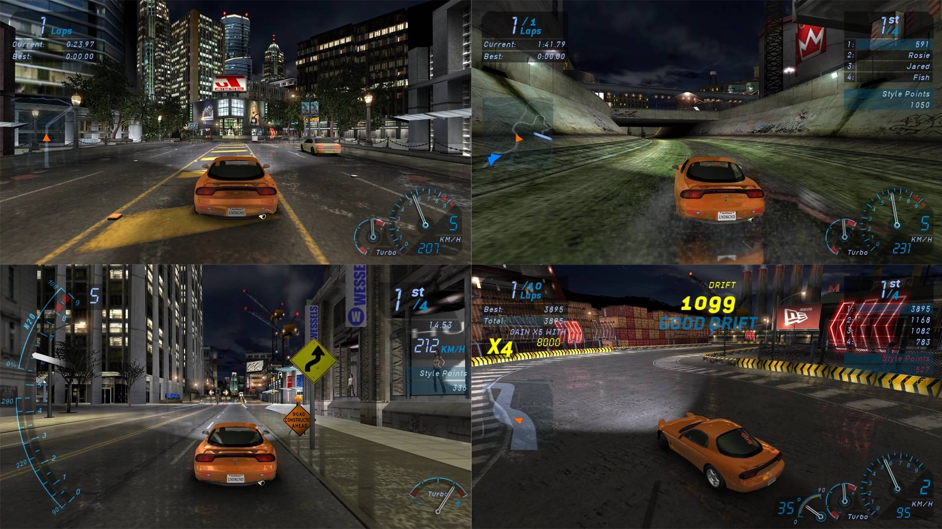 Need For Speed: Underground (ПК) - Все Гоночные Трассы