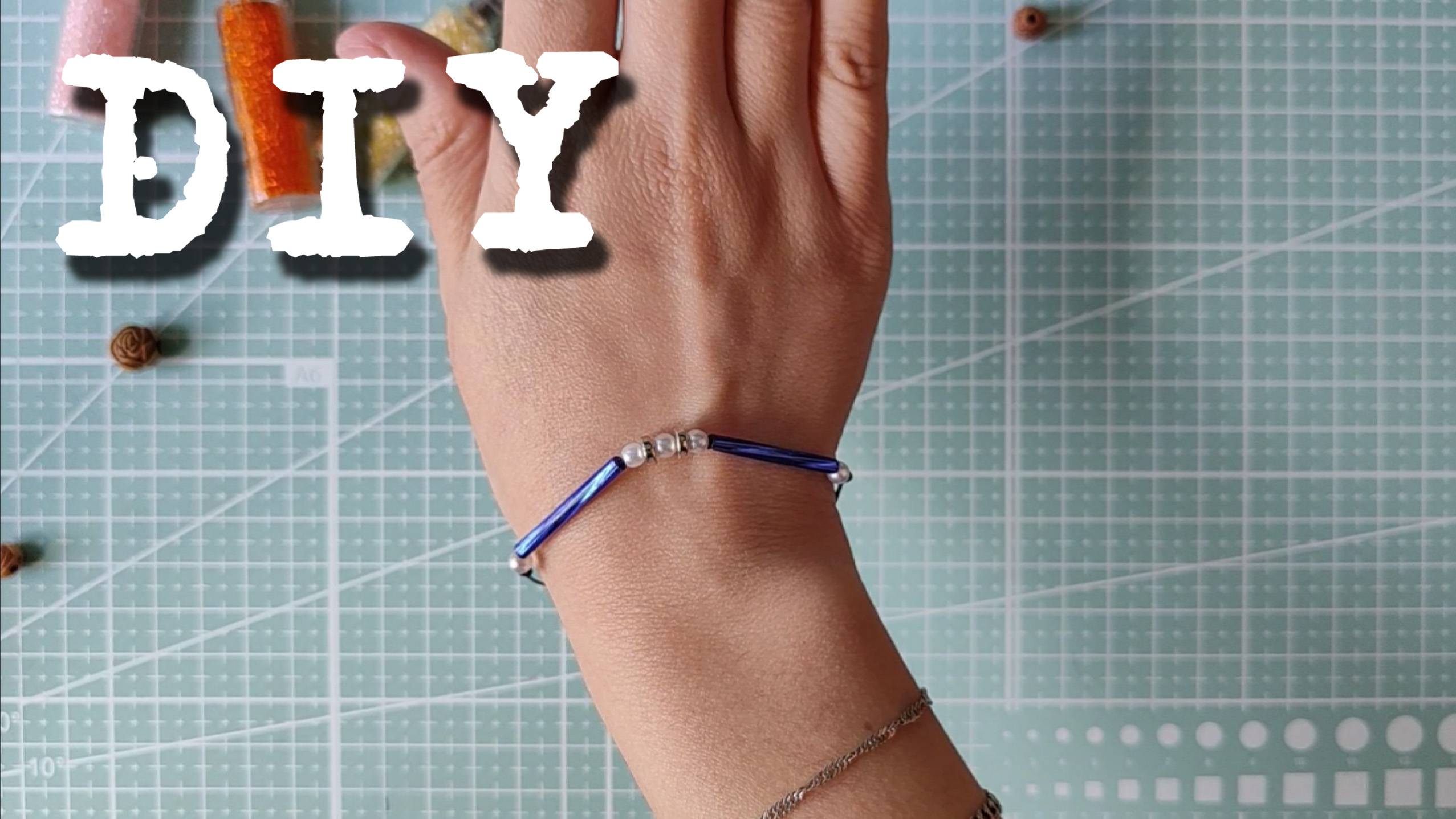 [DIY] Браслет из бусин. Быстро и просто