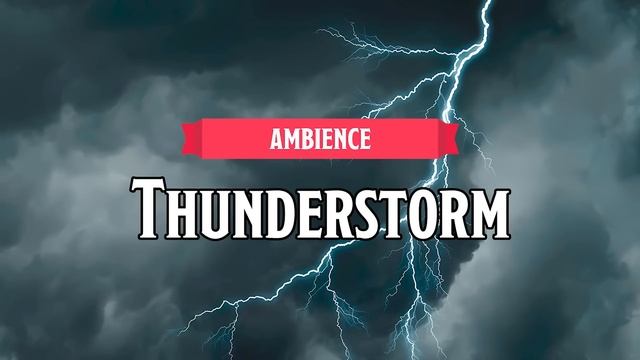 Thunderstorm D&D TTRPG Ambience 1 Hour by Bardify