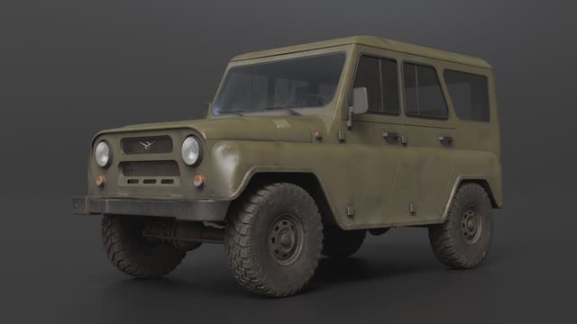 УАЗ Хантер 3д в Blender | UAZ Hunter