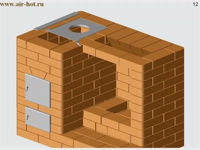 Печь-камин для дачи