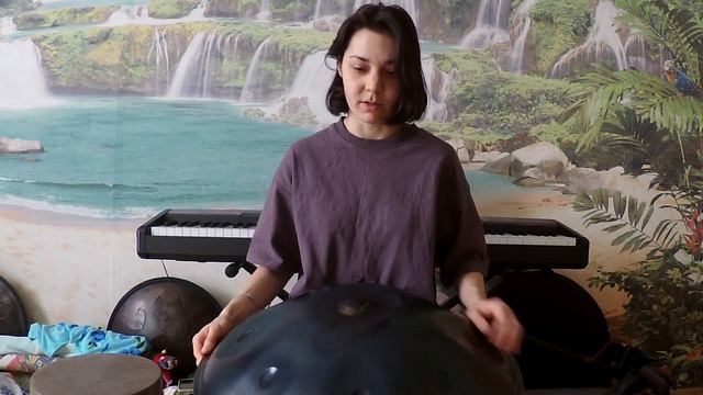 Обучение хэндпан.  Смена координации рук