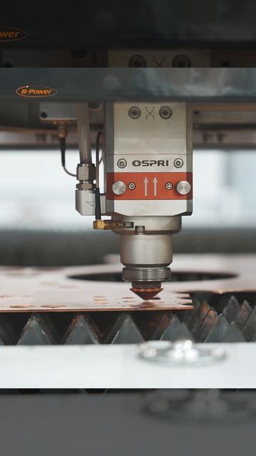 Режем медь на лазерном листорезе B-Power в компании Реновационные технологии ч4 .