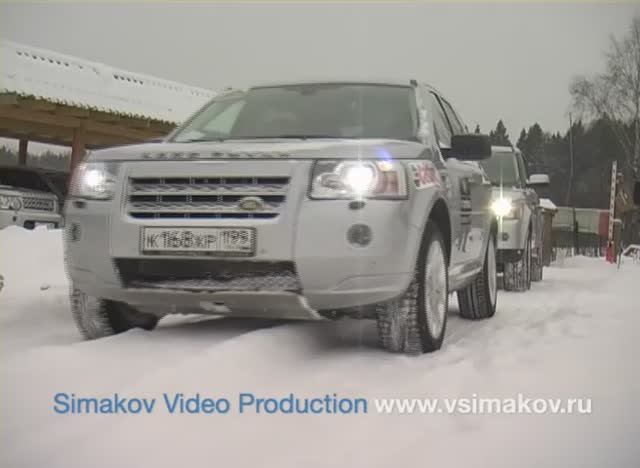 Видеонарезка о ралли "В поисках Деда Мороза" команда Land Rover