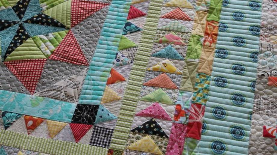 Scrappy Quilt — красота из остатков ткани | Лоскутное волшебство без отходов