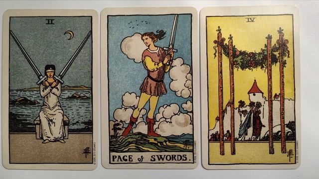 Карты Таро Уэйта. Пример из практики. Перспектива отношений.