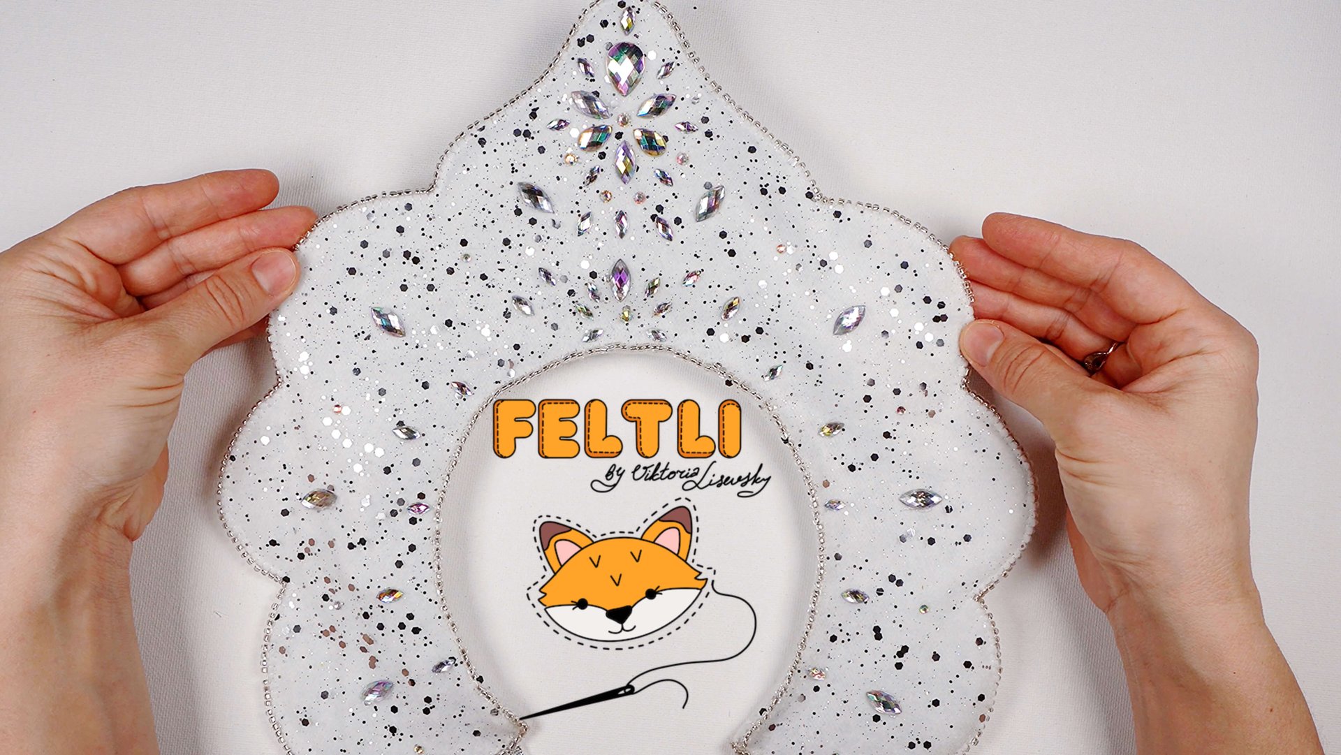 Мастер-класс кокошник Снегурочки своими руками /  Как сделать кокошник Снегурочки своими руками