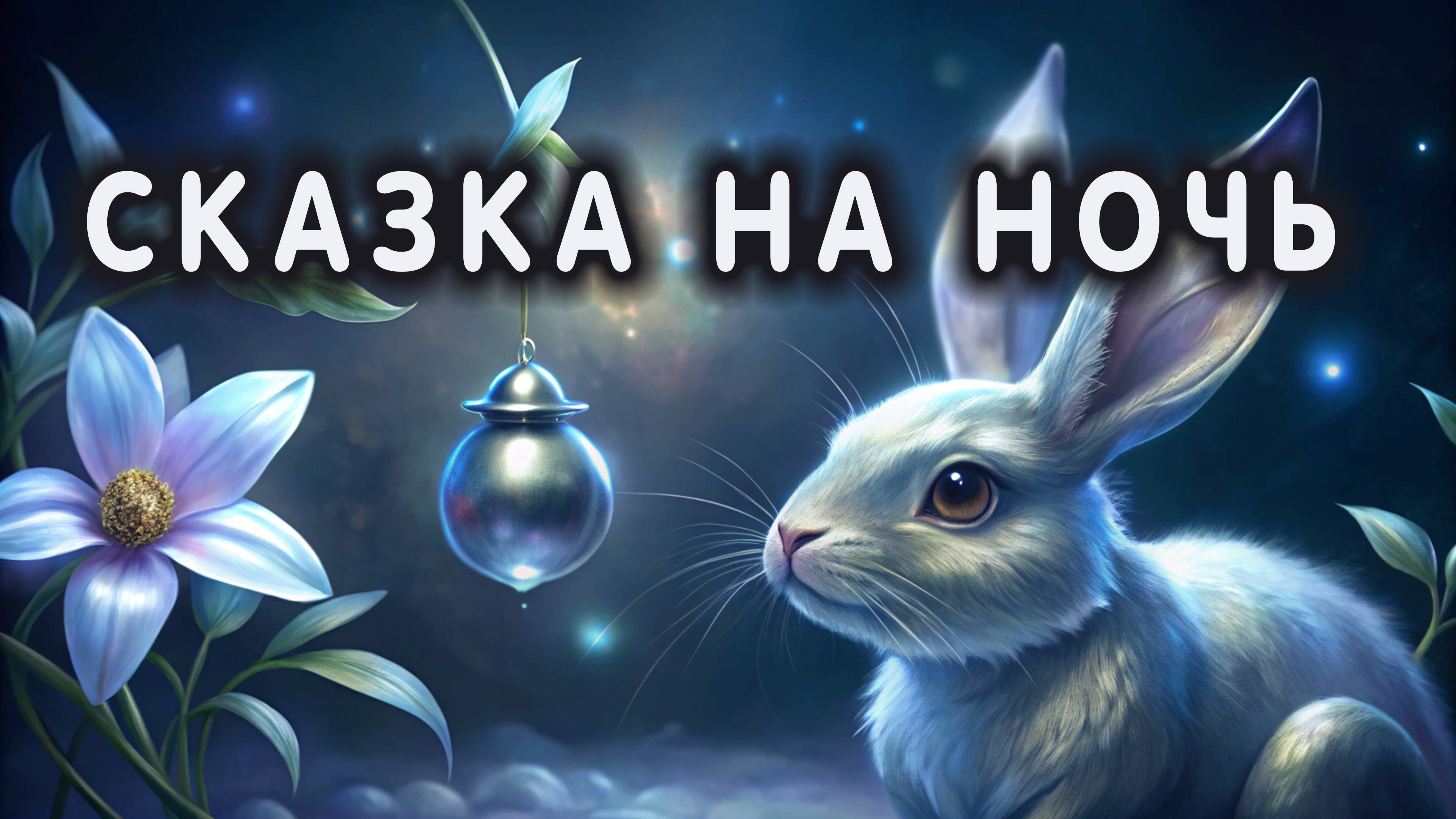 Детям. Сказка на ночь - Зайчик и серебряный колокольчик